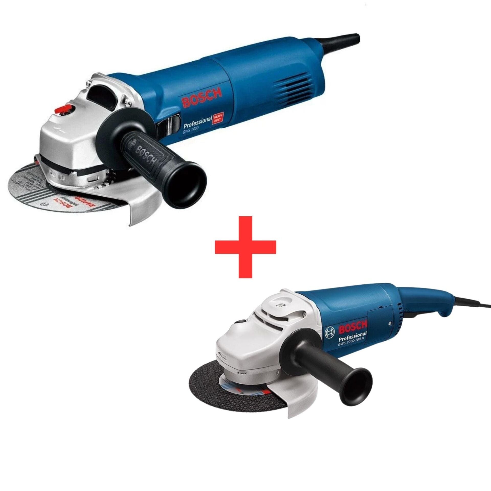 BOSCH GWS 2200-180 H +GWS 1400 Taşlama Seti